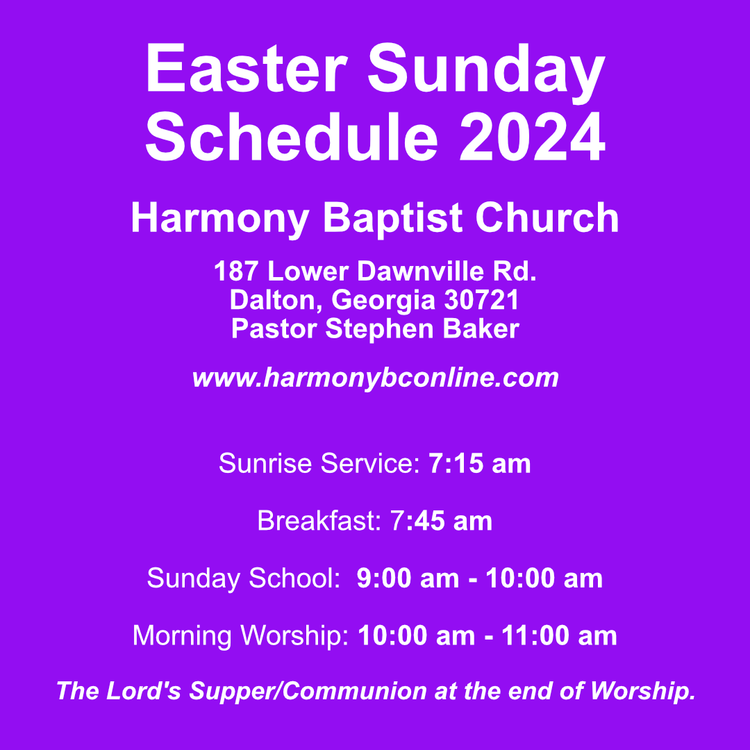 Easter-Sunday-Schedule-2024 – Harmony Church